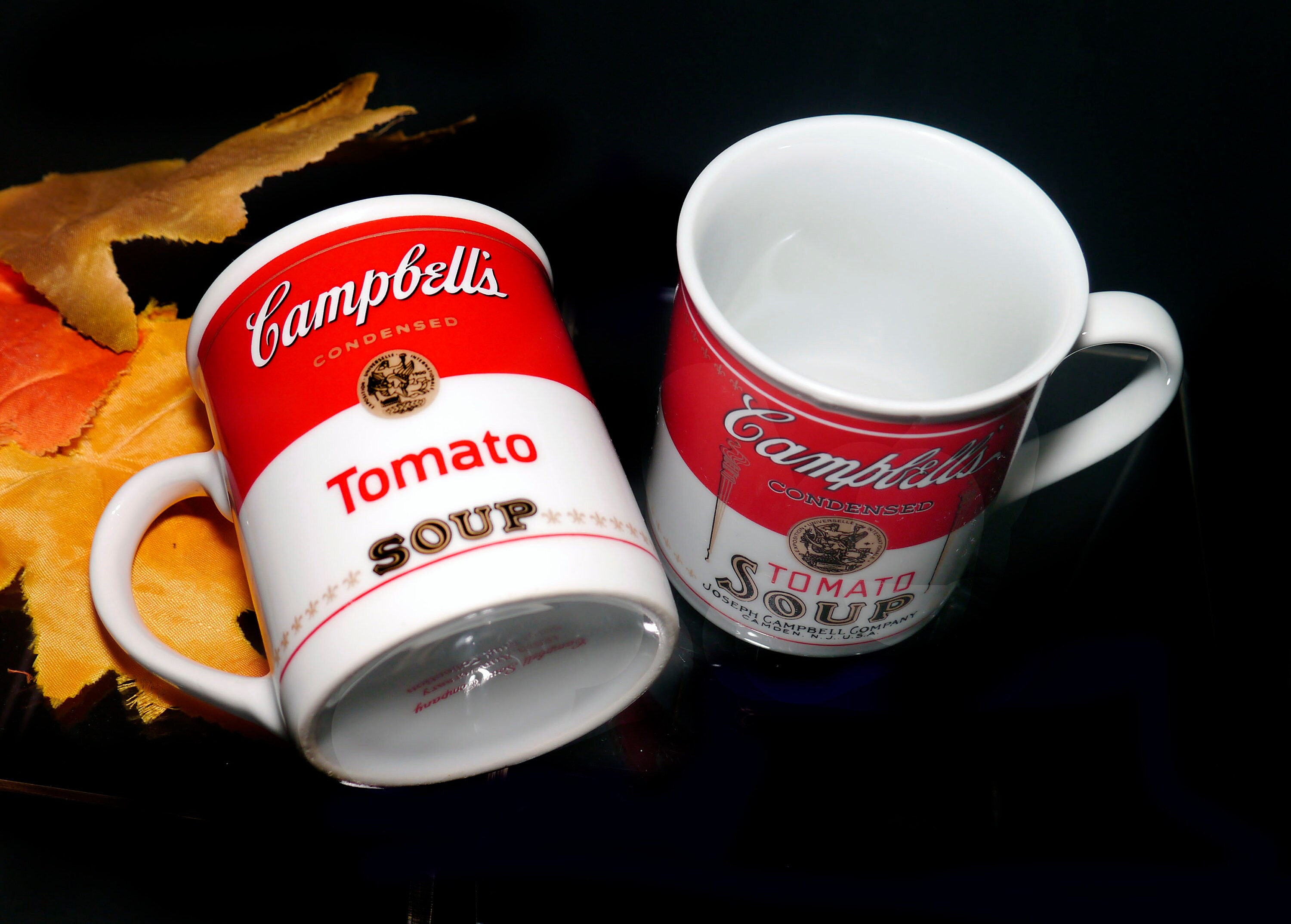 Pair Of Campbell s Soup Tomato Soup Mugs 125th Campbell s Soup pair-of-campbell-s-soup-tomato-soup-mugs-125th-campbell-s-soup