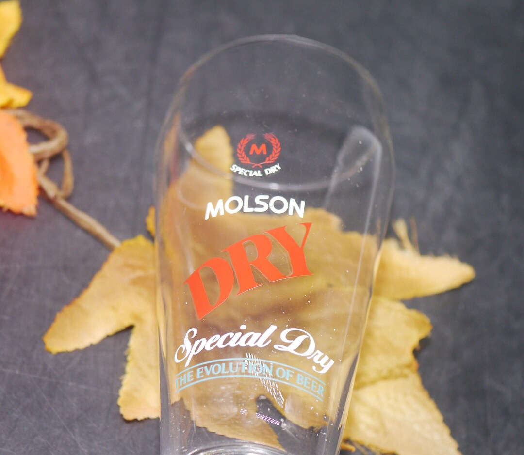 Molson's Special Dry "the Evolution of Beer" Tapered Half-pint Pilsner ...