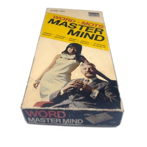 Word Mastermind Board Game Published 1972 by Parker Brothers as Game ...