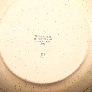 Three Rivers Pottery Amy Popcorn Serving Bowl. American Art Pottery ...