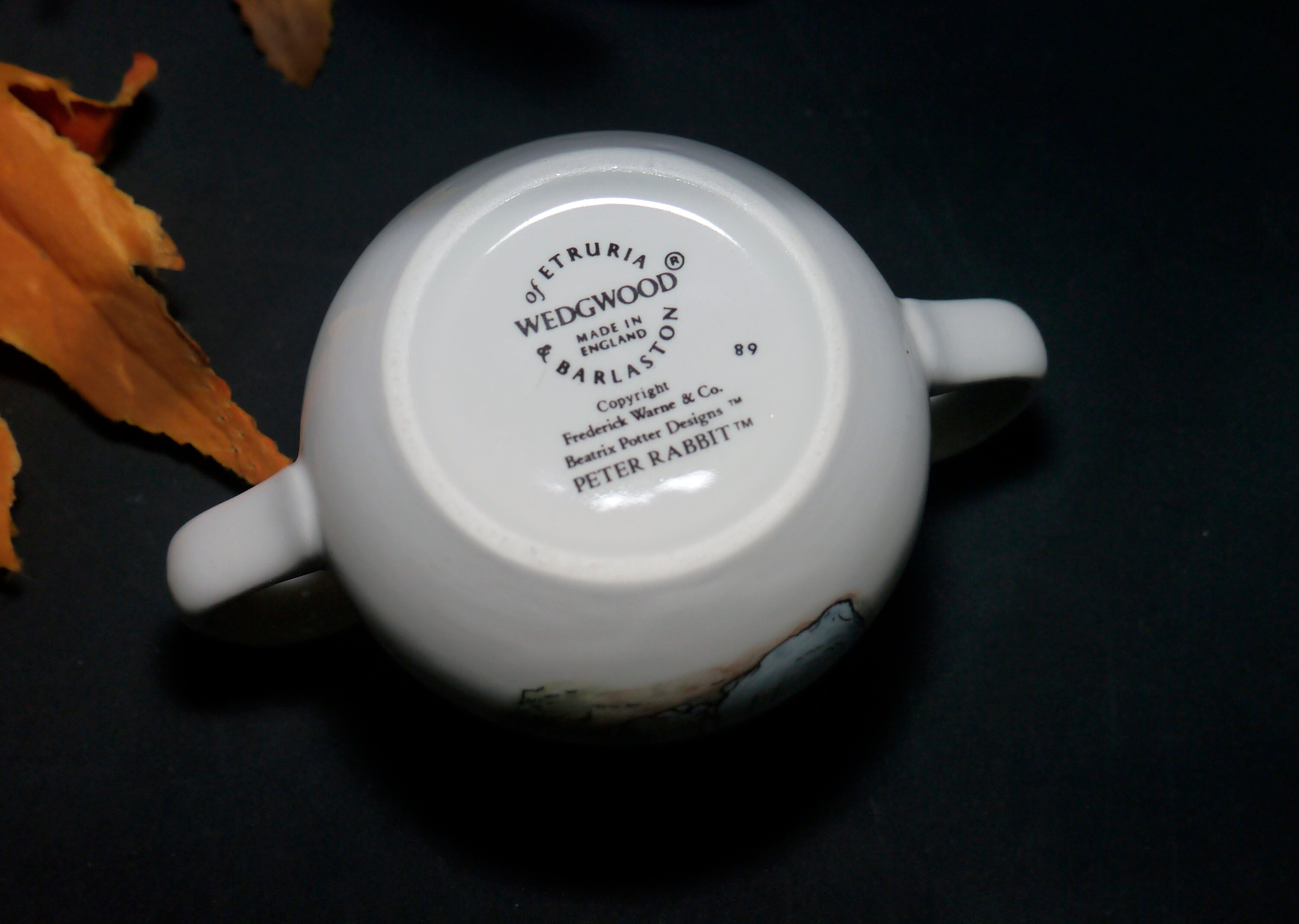 Vintage (1989) Wedgwood Peter Rabbit double-handled hug-a-mug. Flopsy ...