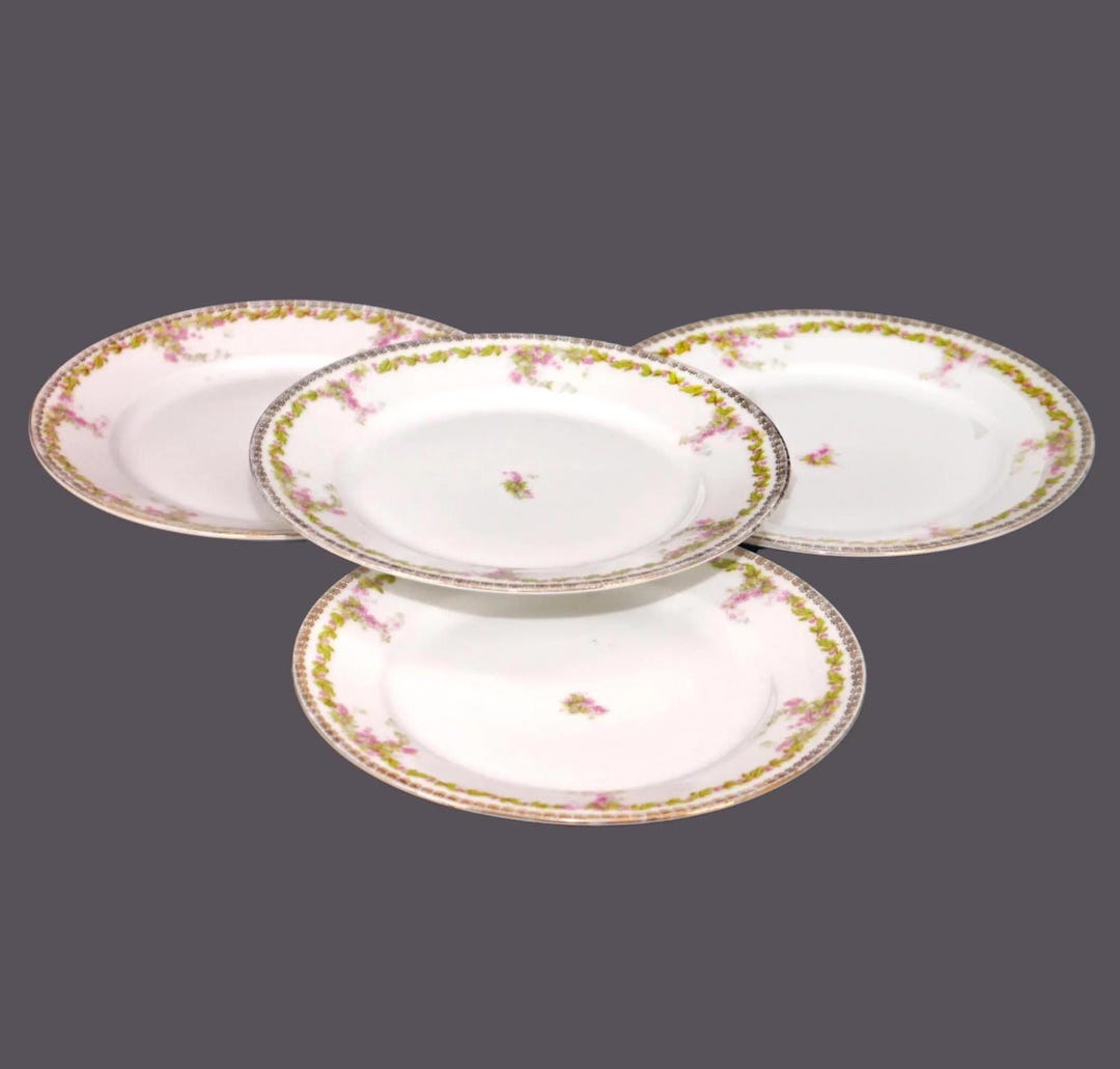 Antique MZ Austria Altrohlau ALT341 Bread Plates. 4 Plates. - Etsy