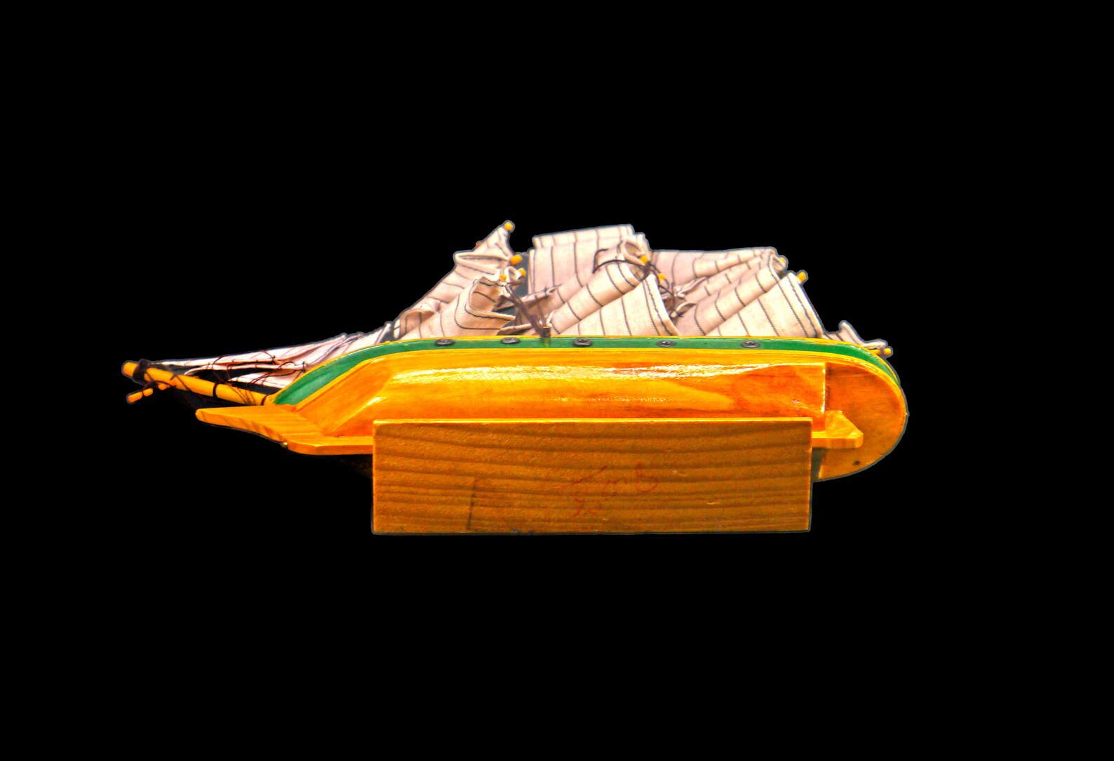 Wooden Cutty Sark Sailing Ship. Name Plate Fabric Sails - Etsy Canada