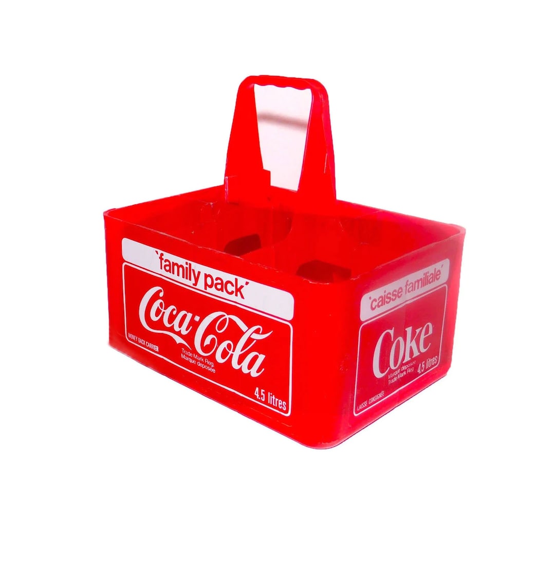 Coca-cola Family-pack Money-back Bottle 4.5L Carrier. Holds Six Bottles ...
