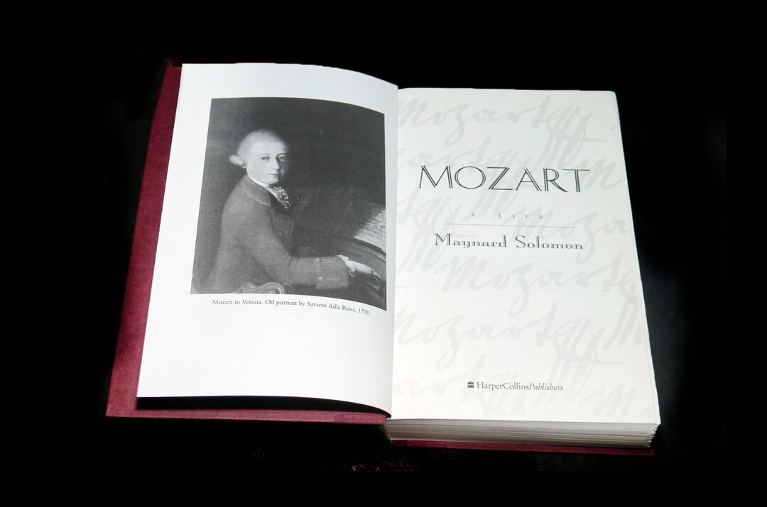 Mozart First-edition Hardcover Book by Maynard Solomon. Harper - Etsy ...