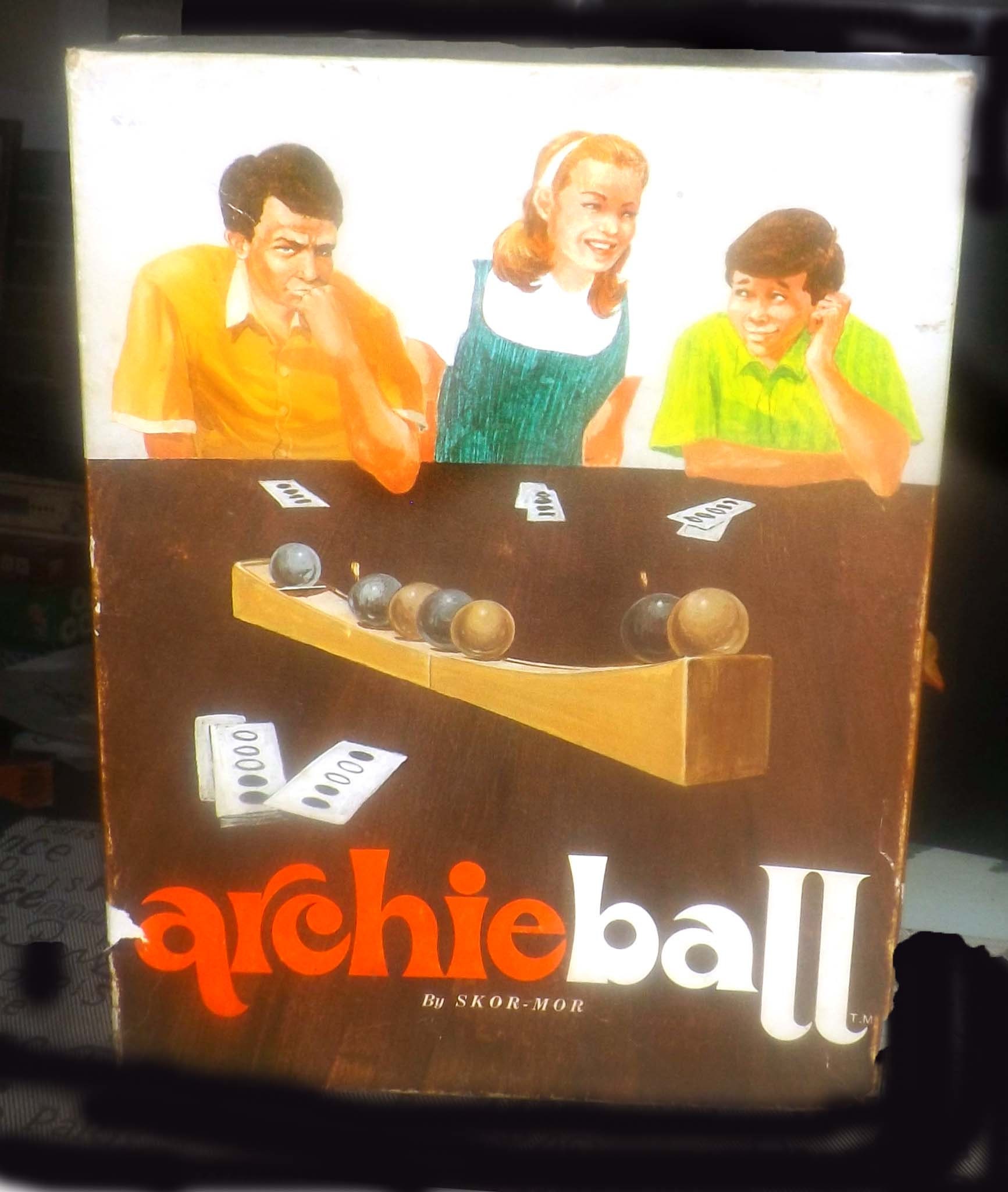 Vintage (1960) Archie Ball | Archieball strategy board game made in USA ...