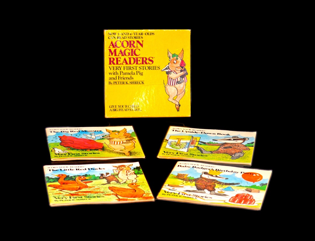 Four Volumes of Acorn Magic Readers Children's Very First - Etsy Canada