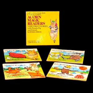 Four Volumes of Acorn Magic Readers Children's Very First - Etsy Canada