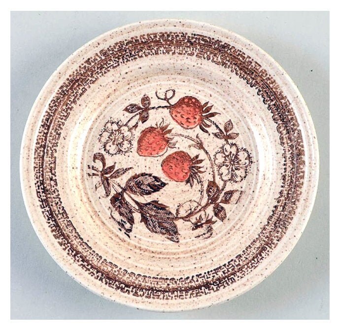 Vintage (1970s) Churchill China Wild Strawberry stoneware bread ...