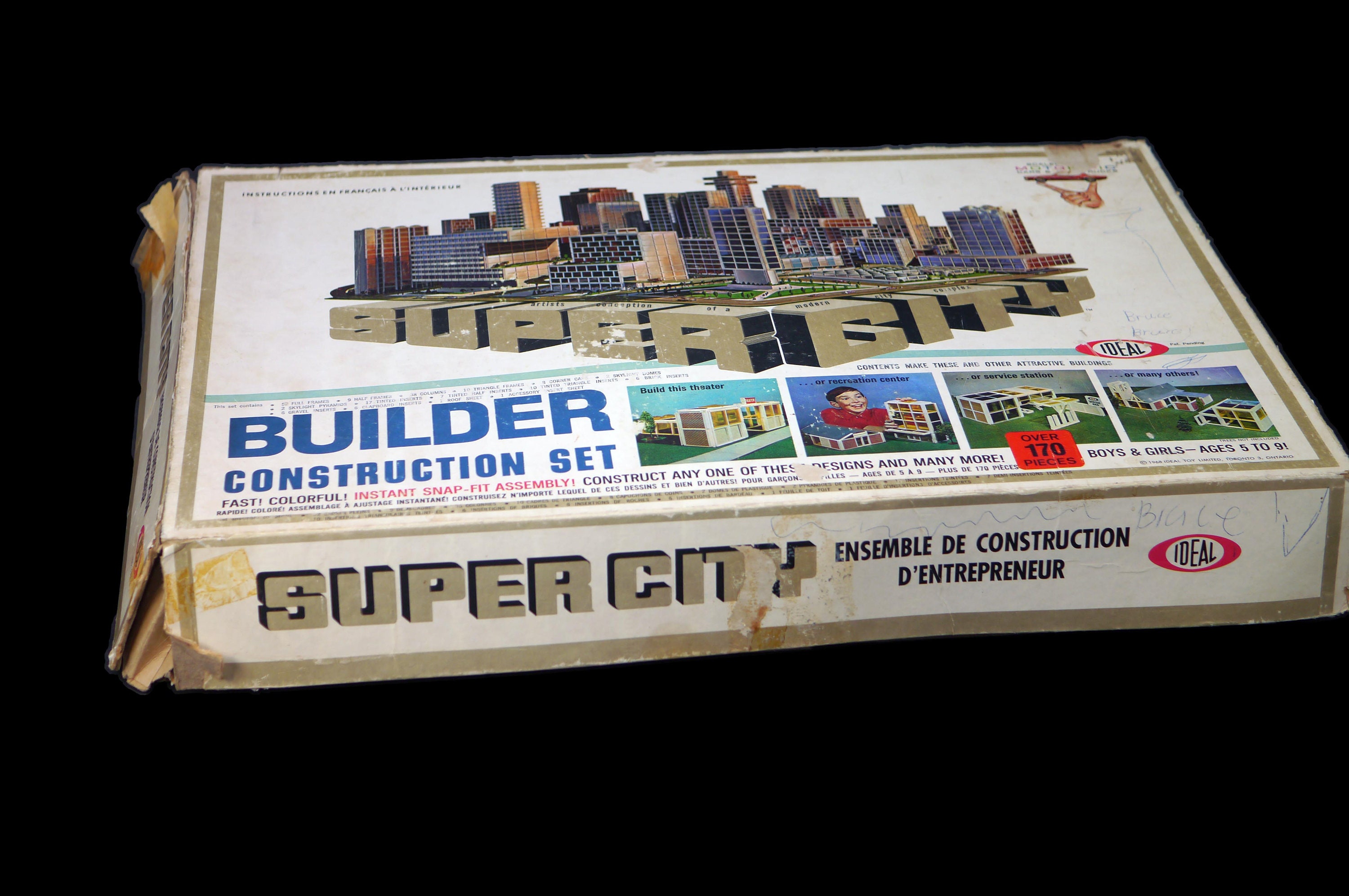 Ideal Toys Super City Builder Construction Set With Original - Etsy