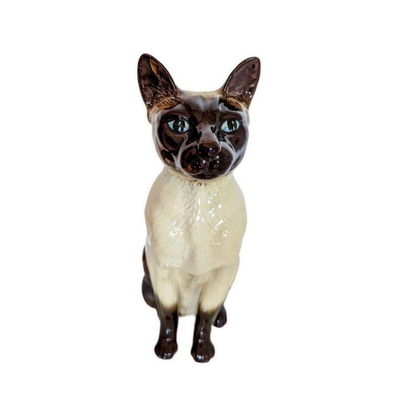 Siamese Cat Statue - Etsy