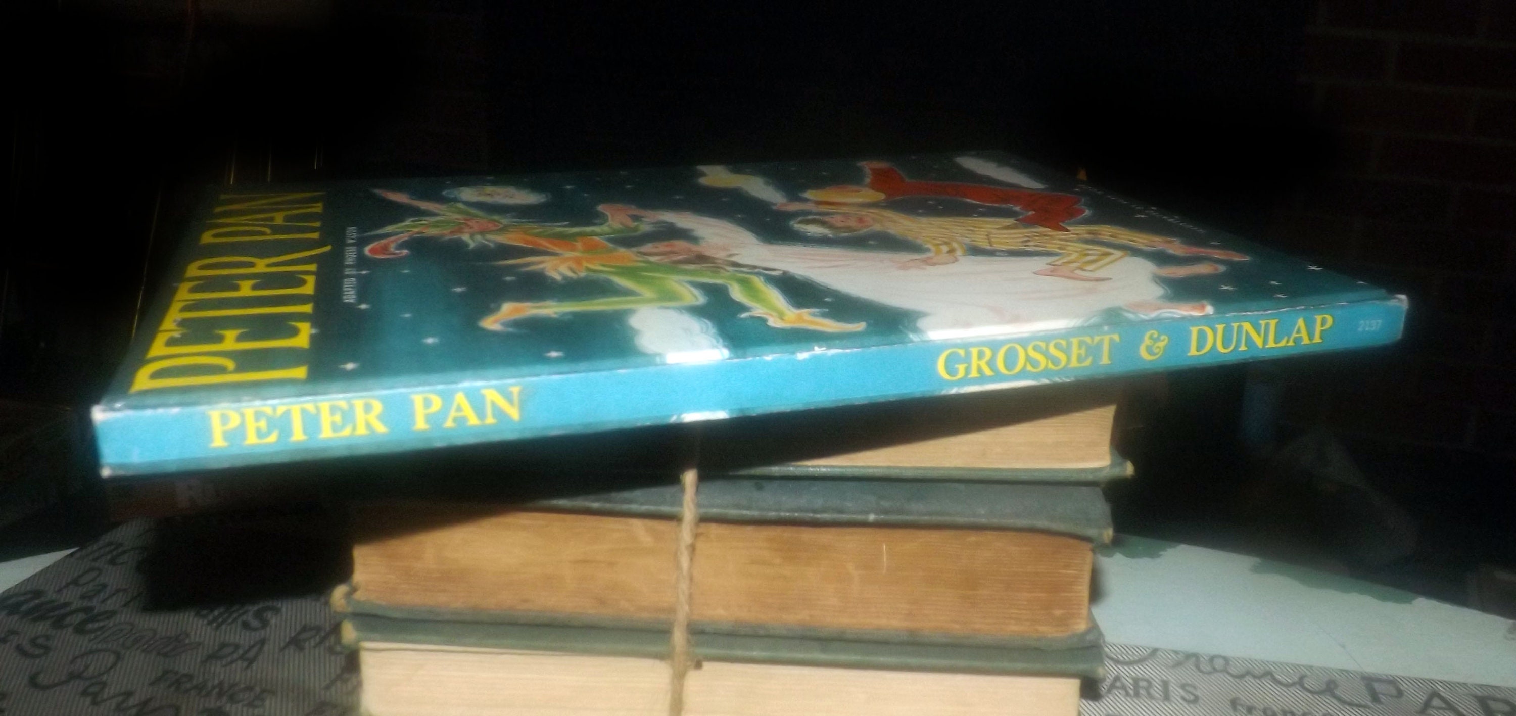 Vintage (1971) hardcover children's book Peter Pan as adapted by Phoebe ...