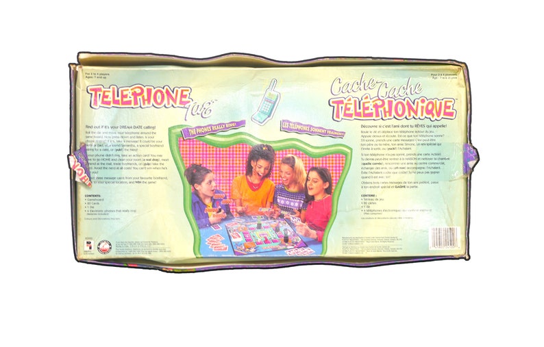 Vintage Telephone Tag Dream Date Board Game Published Playtoy 1990. - Etsy