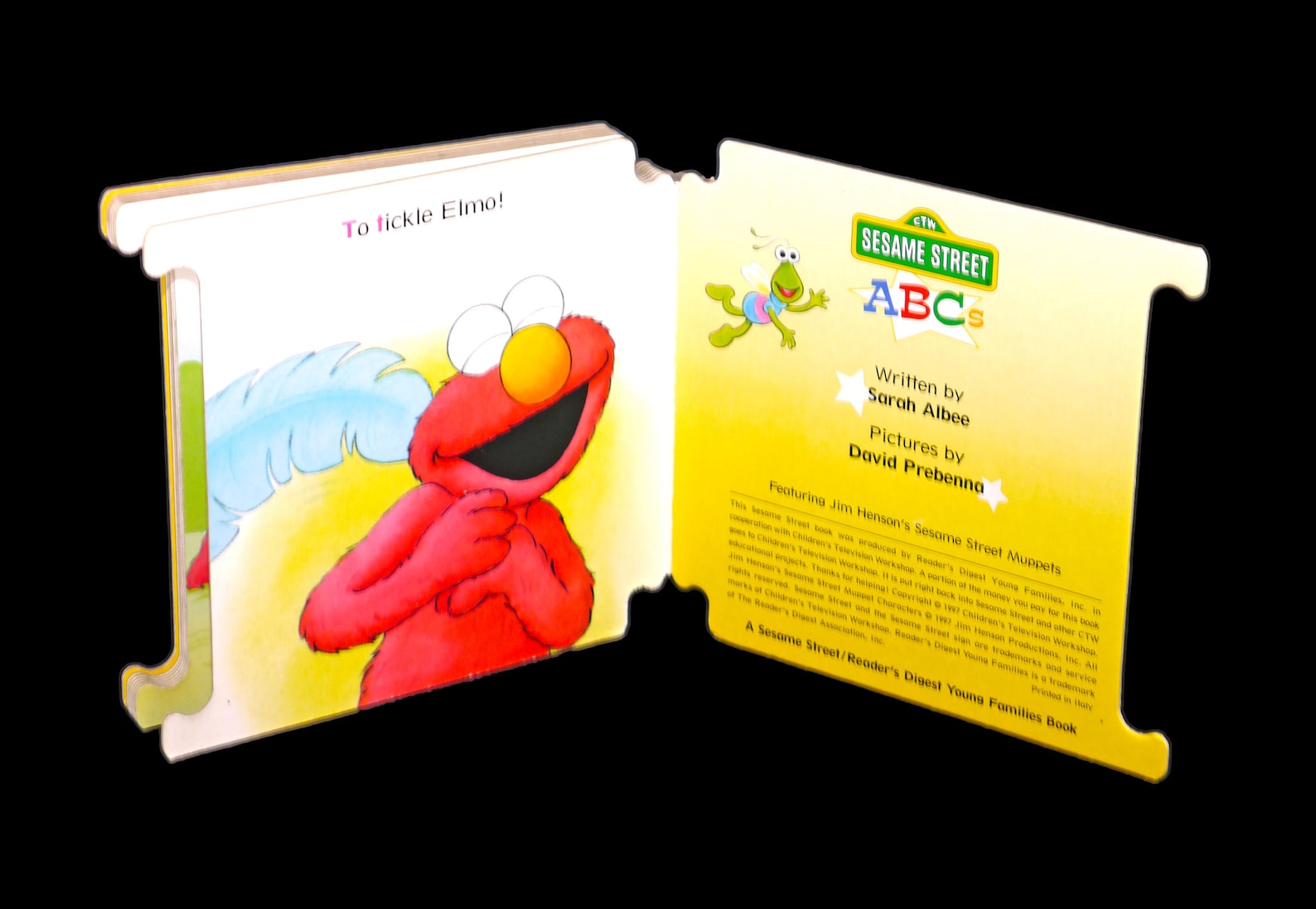 Sesame Street Letter T: Elmo's Ticklish T Interlocking - Etsy