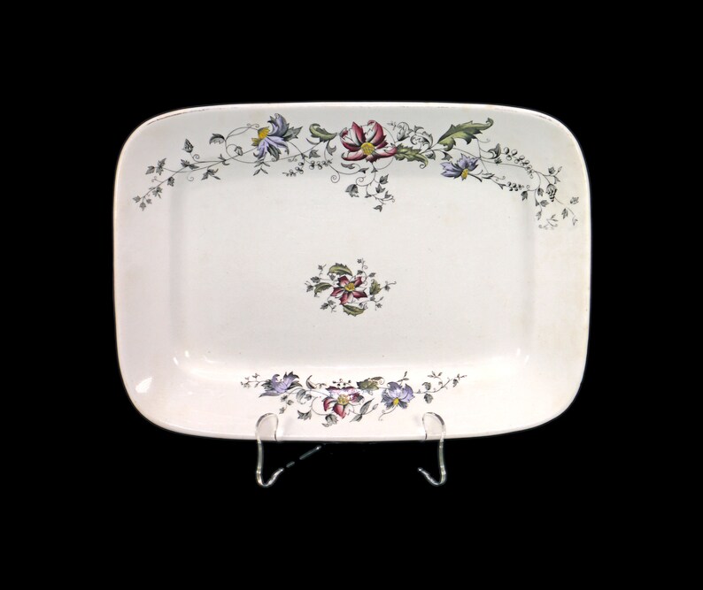 Antique Aesthetic Movement TG&FB Booths Tulare Rectangular - Etsy Canada