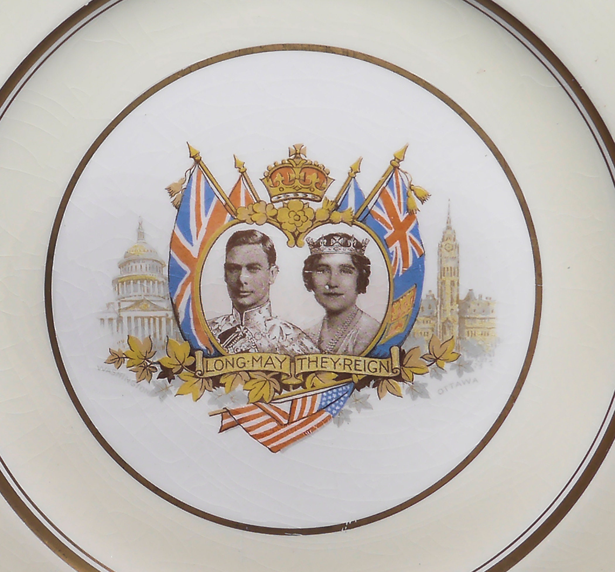 Johnson Brothers George VI Princess Elizabeth 1939 Royal Visit to ...