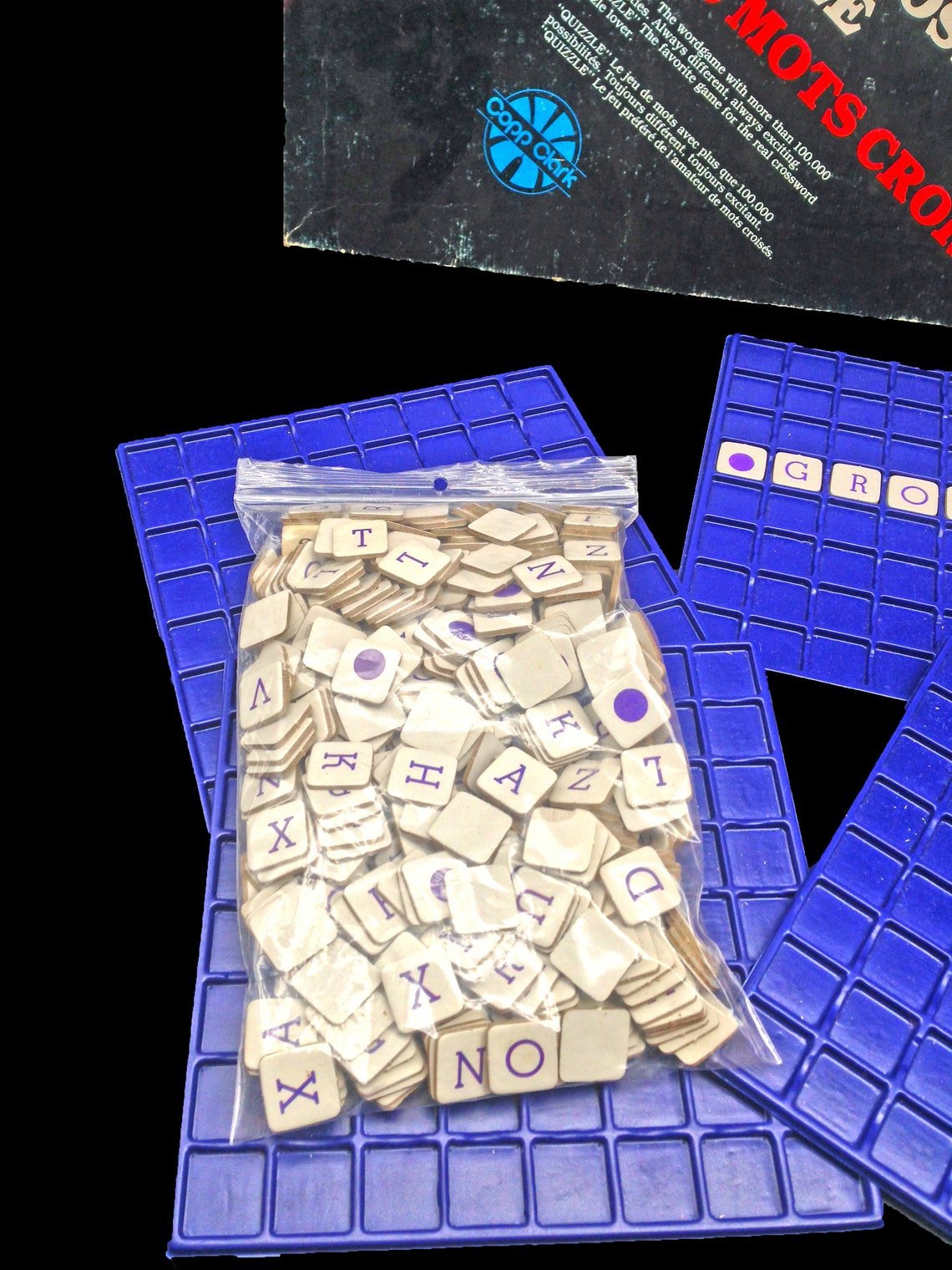 Quizzle Crossword Puzzle Board Game. Copp Clark Games. Made - Etsy Canada