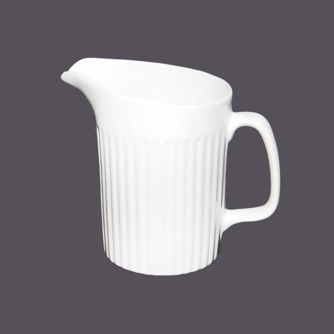 Vintage Johnson Brothers Athena All-white Creamer Jug. Made in England ...