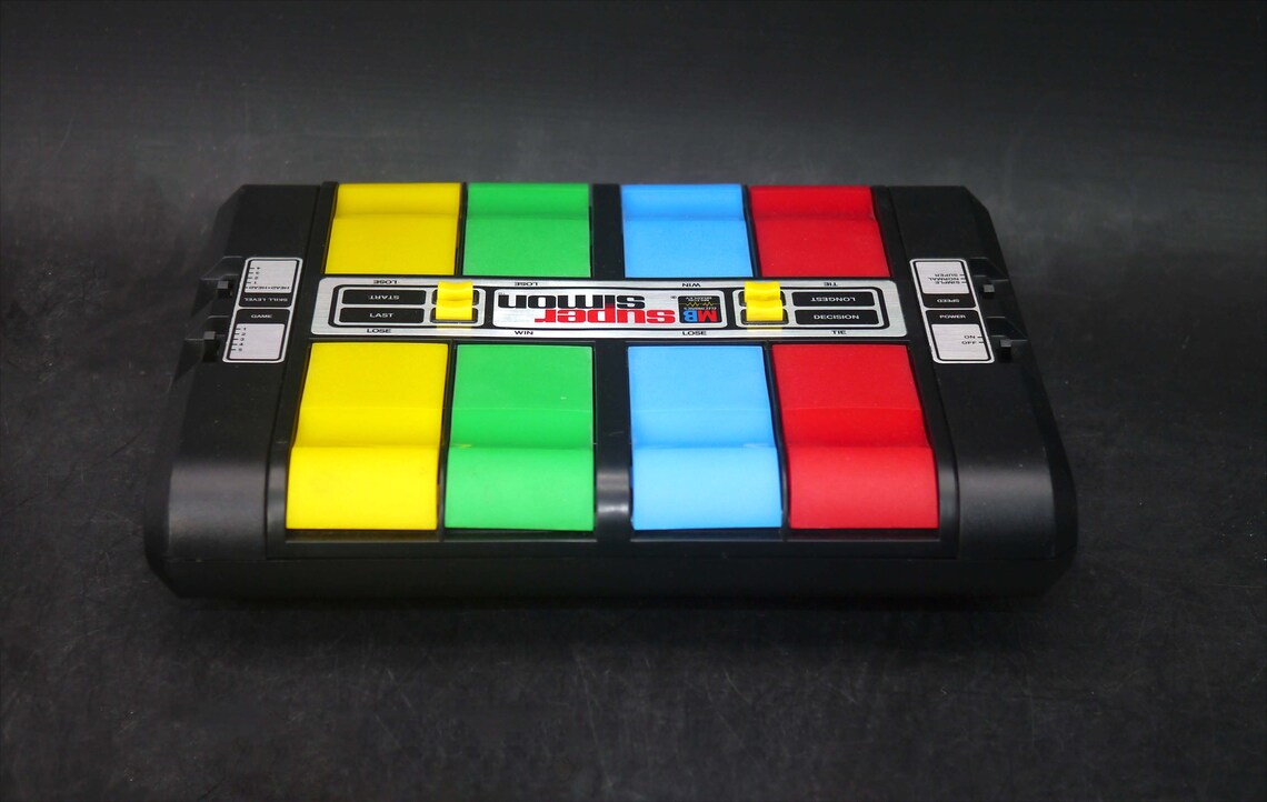 Super Simon Electronic Board Game Published in Canada by - Etsy Canada