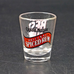 Captain Morgan Best Shot Spiced Rum Single Shot Glass. Etched-glass ...