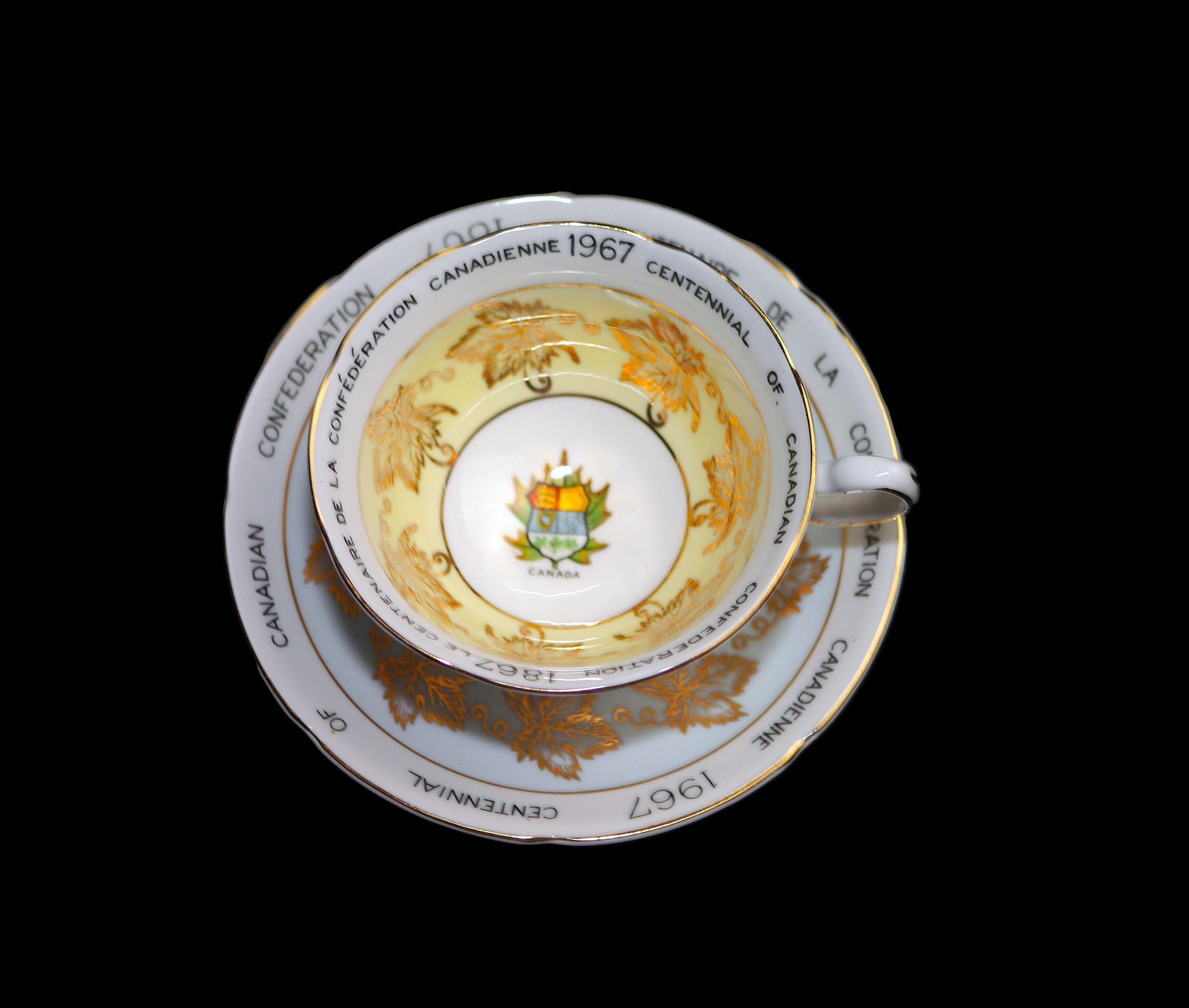 Royal Grafton Canadian Confederation 1967 commemorative bone china tea ...