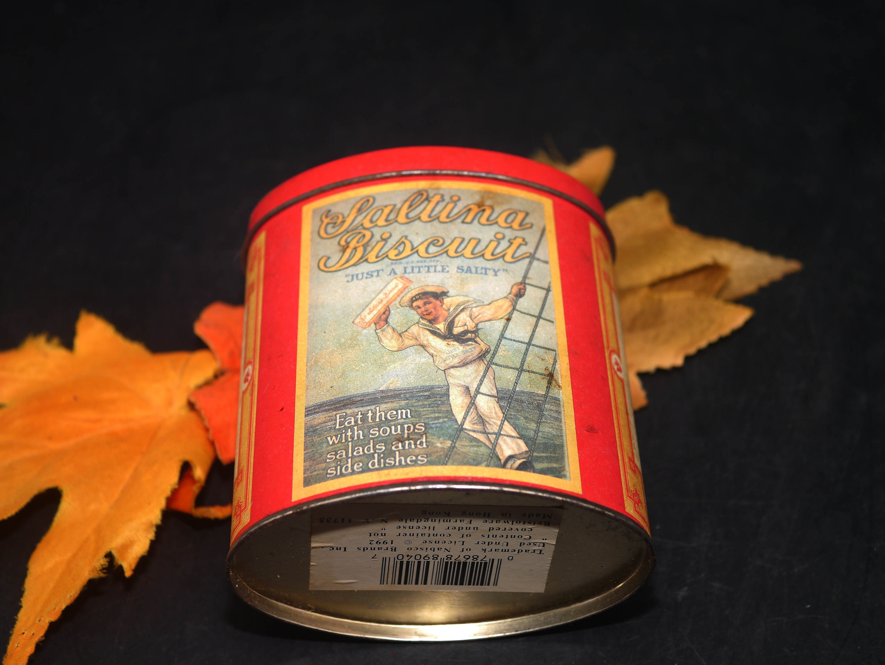 Nabisco Saltina Biscuits sailor boy Just a Little Salty reproduction ...