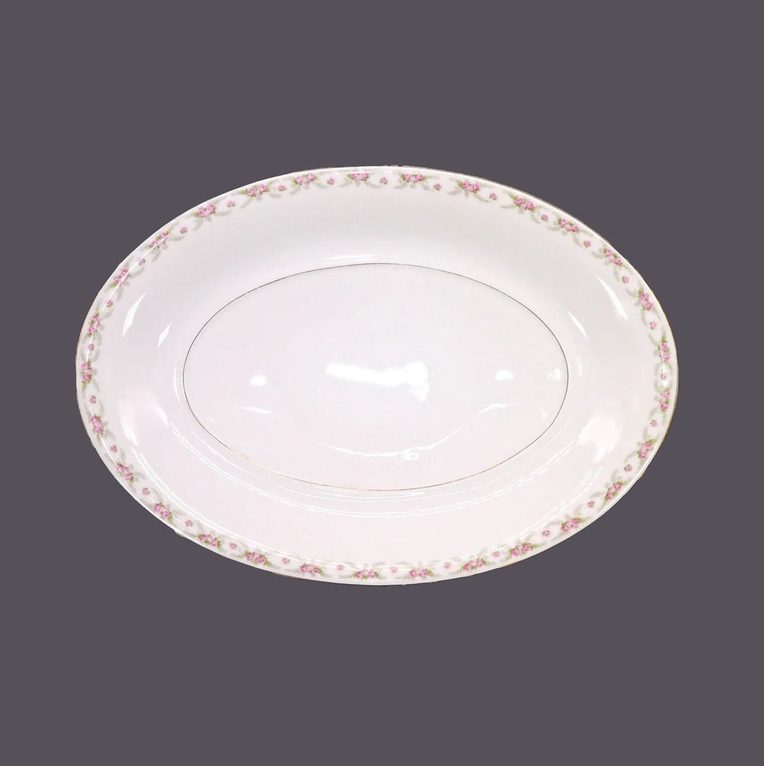 Antique Hermann Ohme Bridal Rose Turkey Platter. Silesia Ware. Flaw. - Etsy
