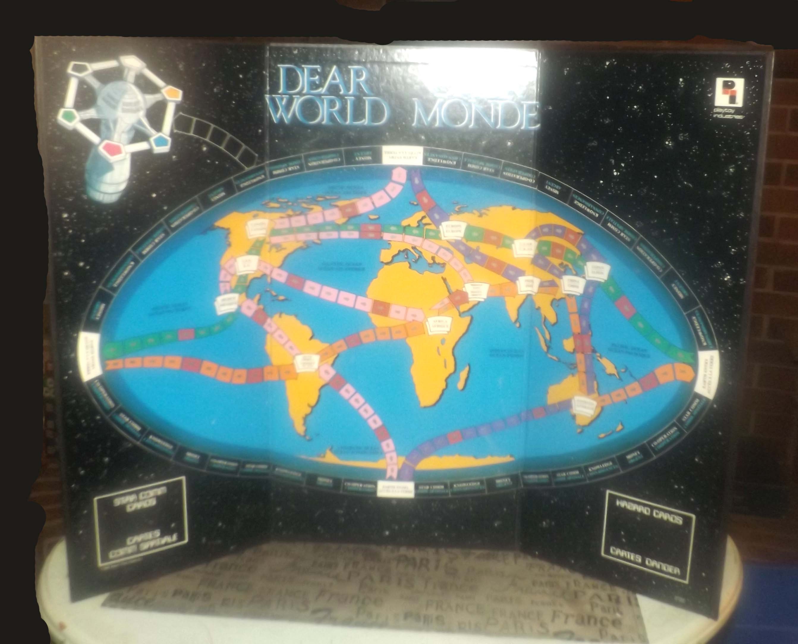 Vintage (1988) Dear World board game published by Playtoy Industries ...