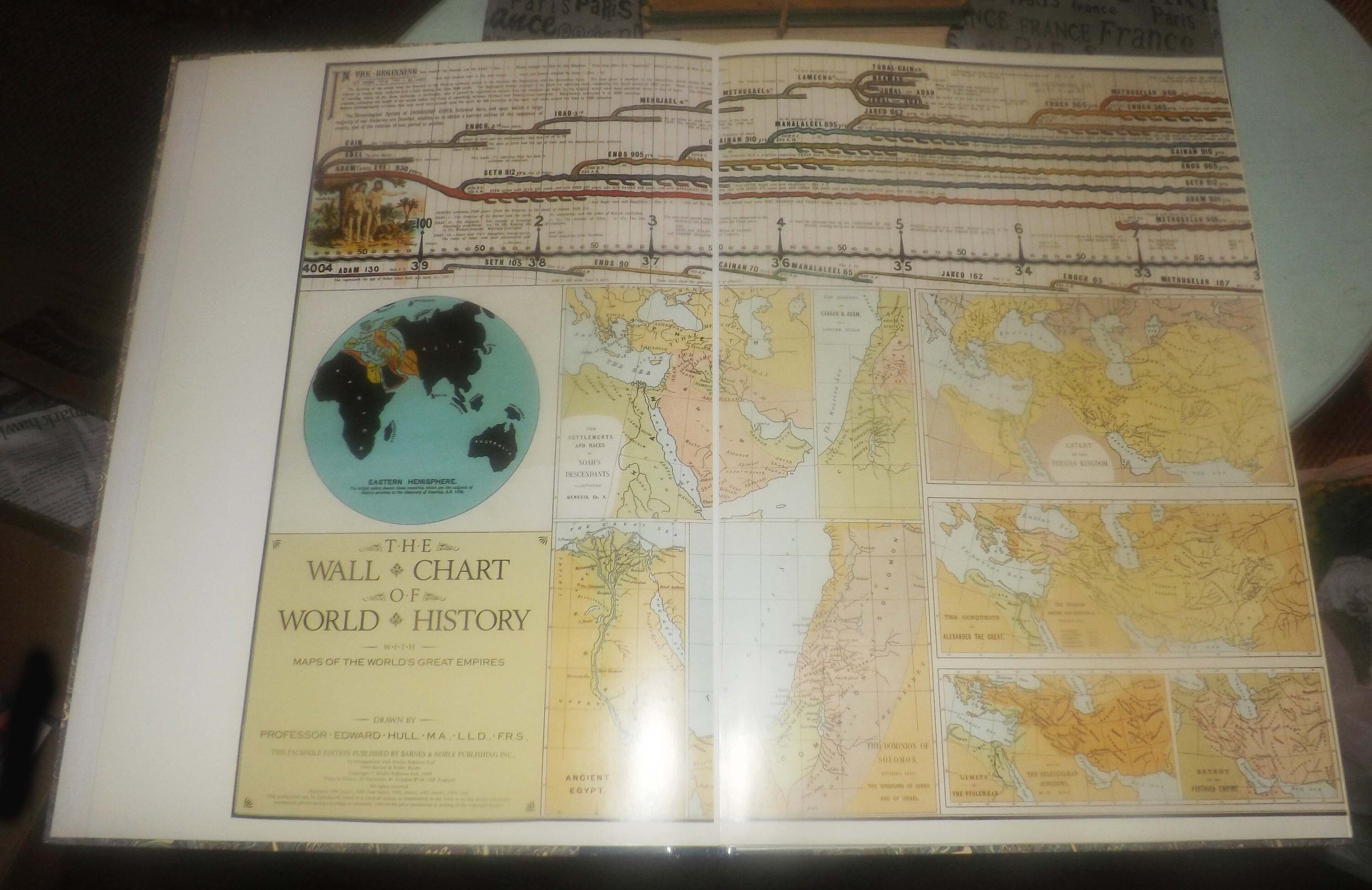 Vintage (1988) The Wall Chart of World History Maps of the World's ...