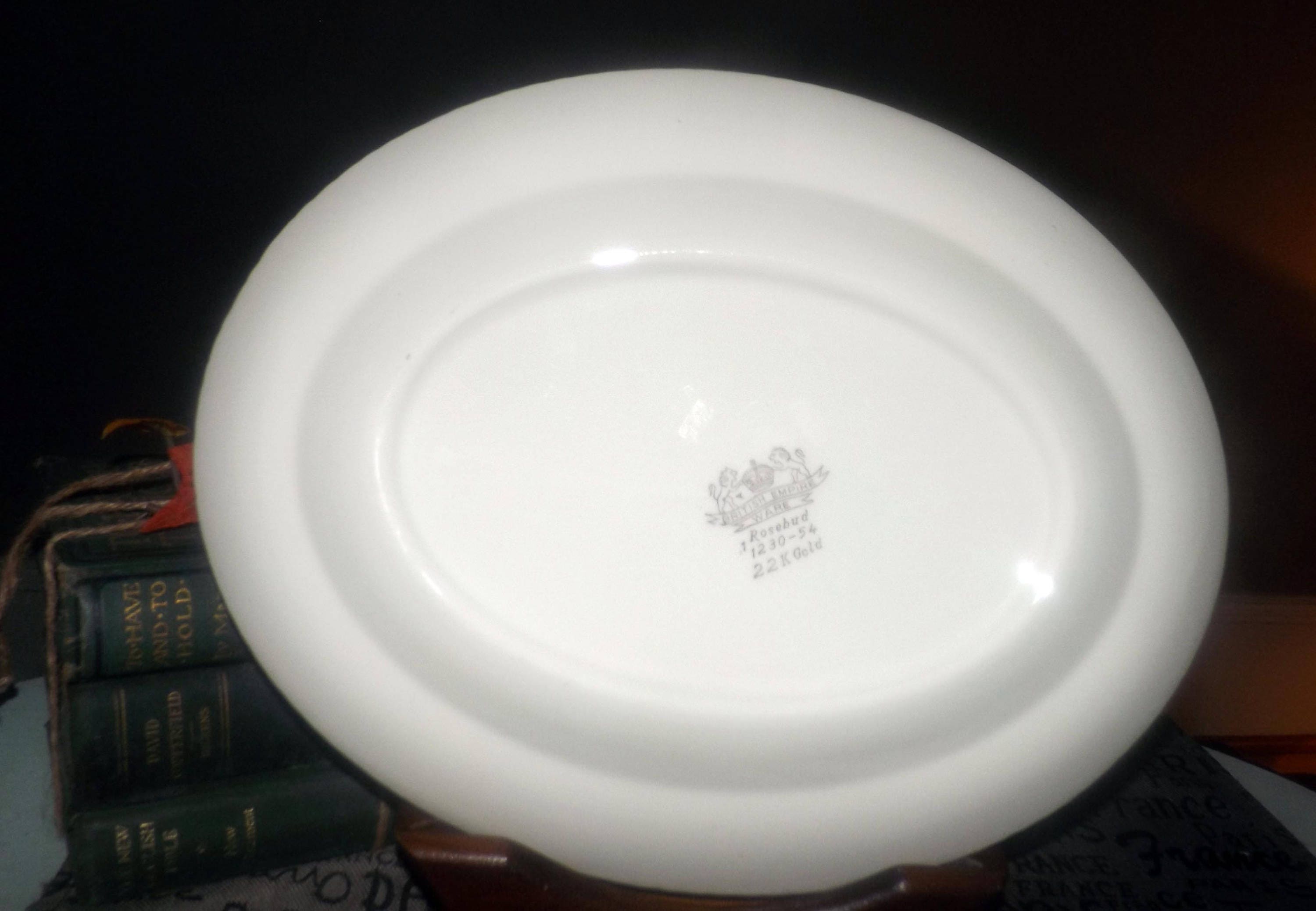 Early mid century British Empire Ware | Sovereign Potters Rosebud 1230 ...