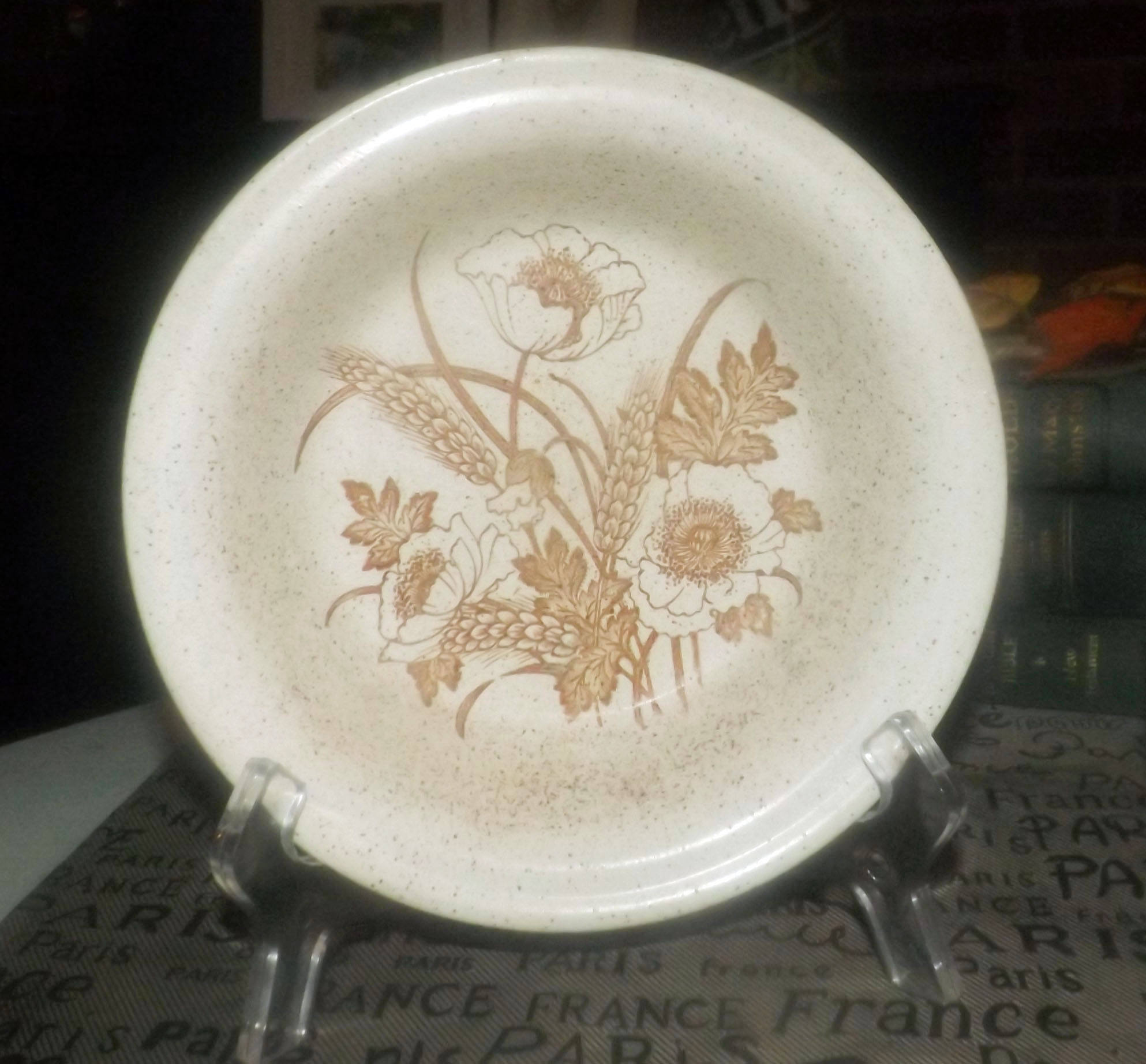 Vintage (1980s) Barratts | Doverstone stoneware cereal bowl. Brown ...