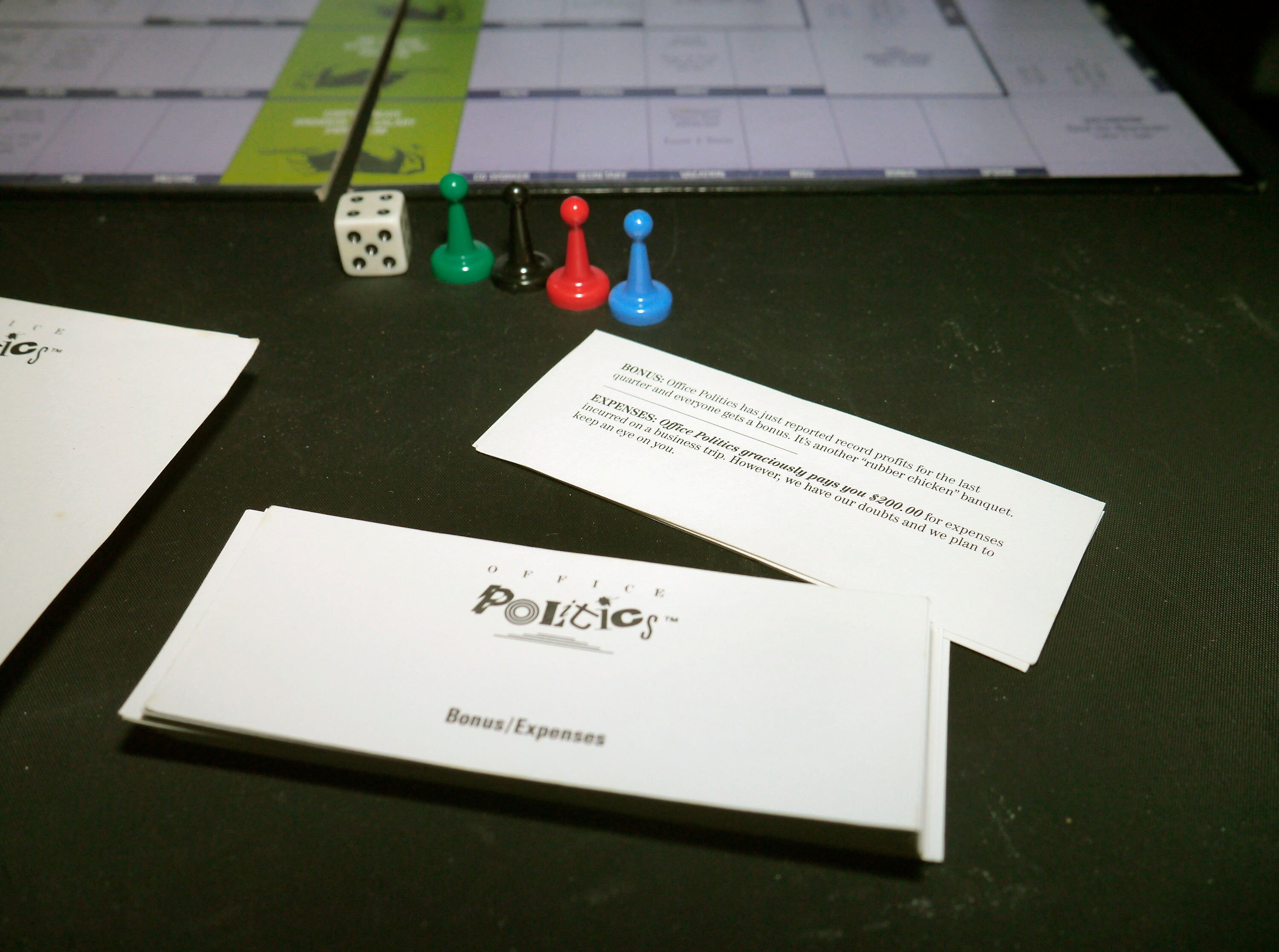 Office Politics Board Game.Canadian distribution only. Complete.