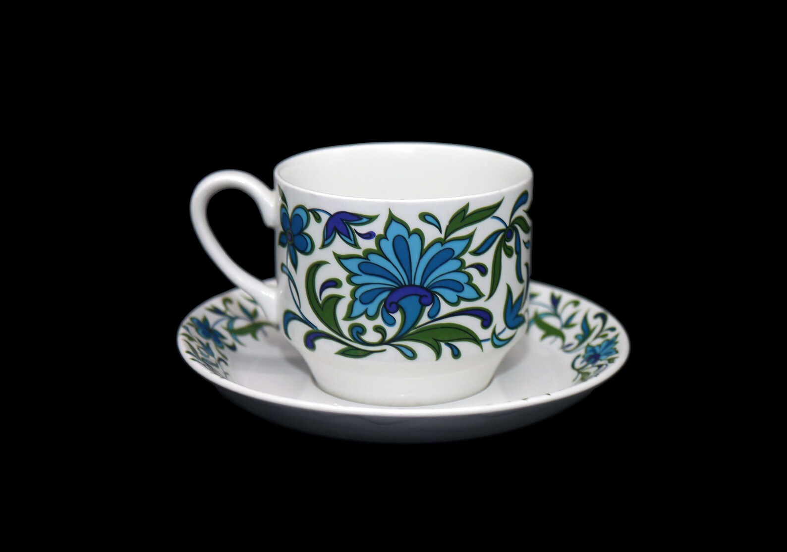 Seven Midwinter Spanish Garden Cup and Saucer Sets Made in - Etsy Canada