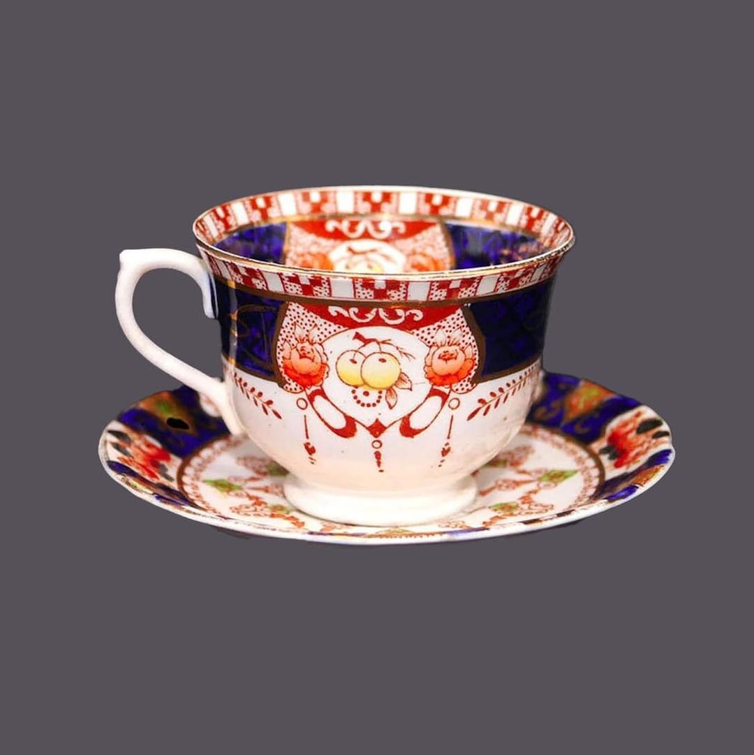 Vintage Royal Vale Colclough Imari Cup and Saucer Set: England - Etsy ...