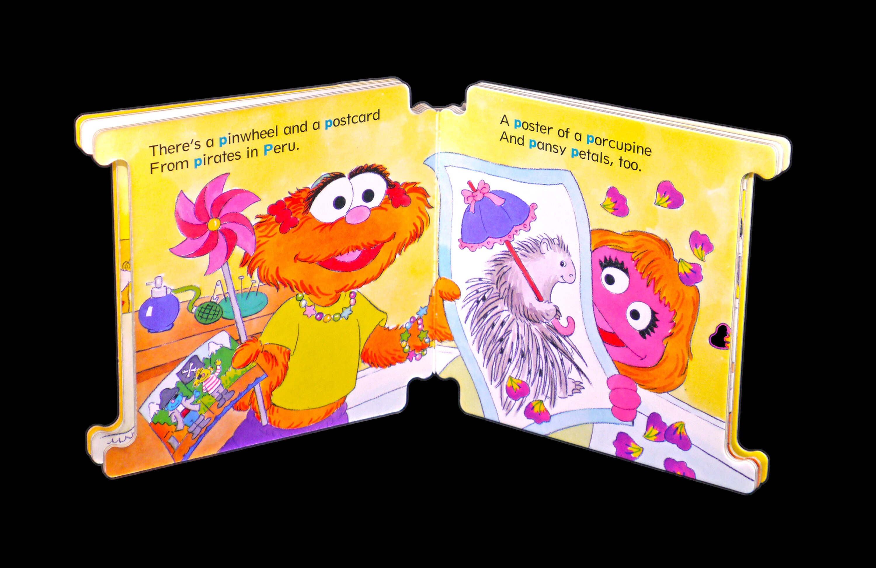 Sesame Street Letter P: Zoe's Purple Pants Hard-cover - Etsy Canada