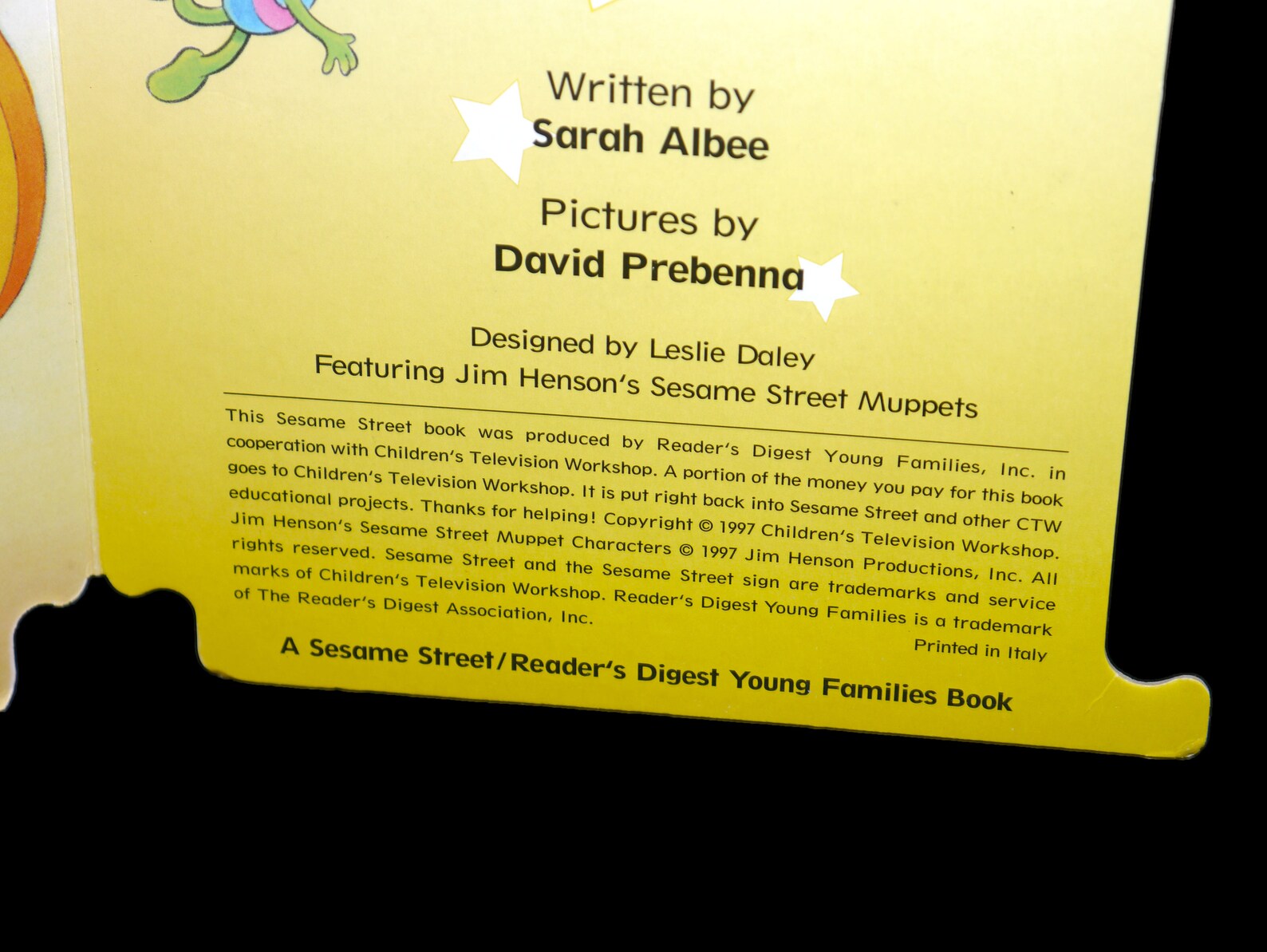 Vintage 1997 Sesame Street Letter O Interlocking Book. Abcs - Etsy Canada