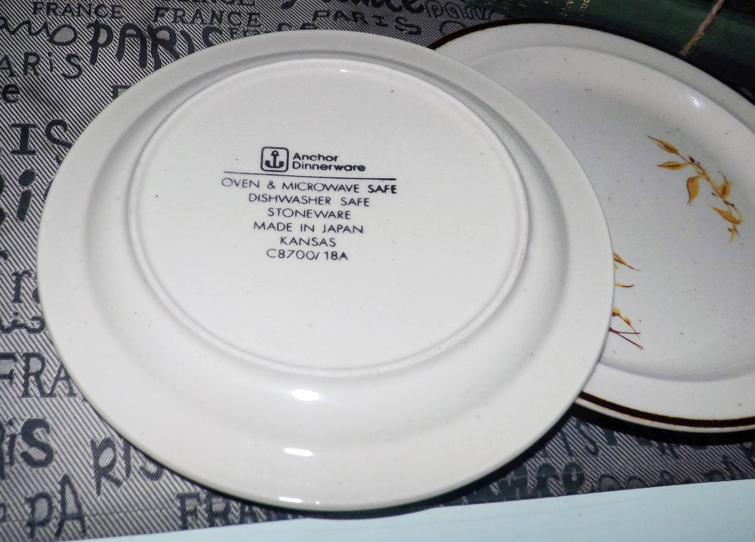 Vintage (1980s) Anchor Hocking | Anchor Dinnerware Kansas stoneware ...