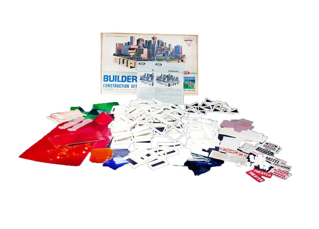 Ideal Toys Super City Builder Construction Set With Original ...