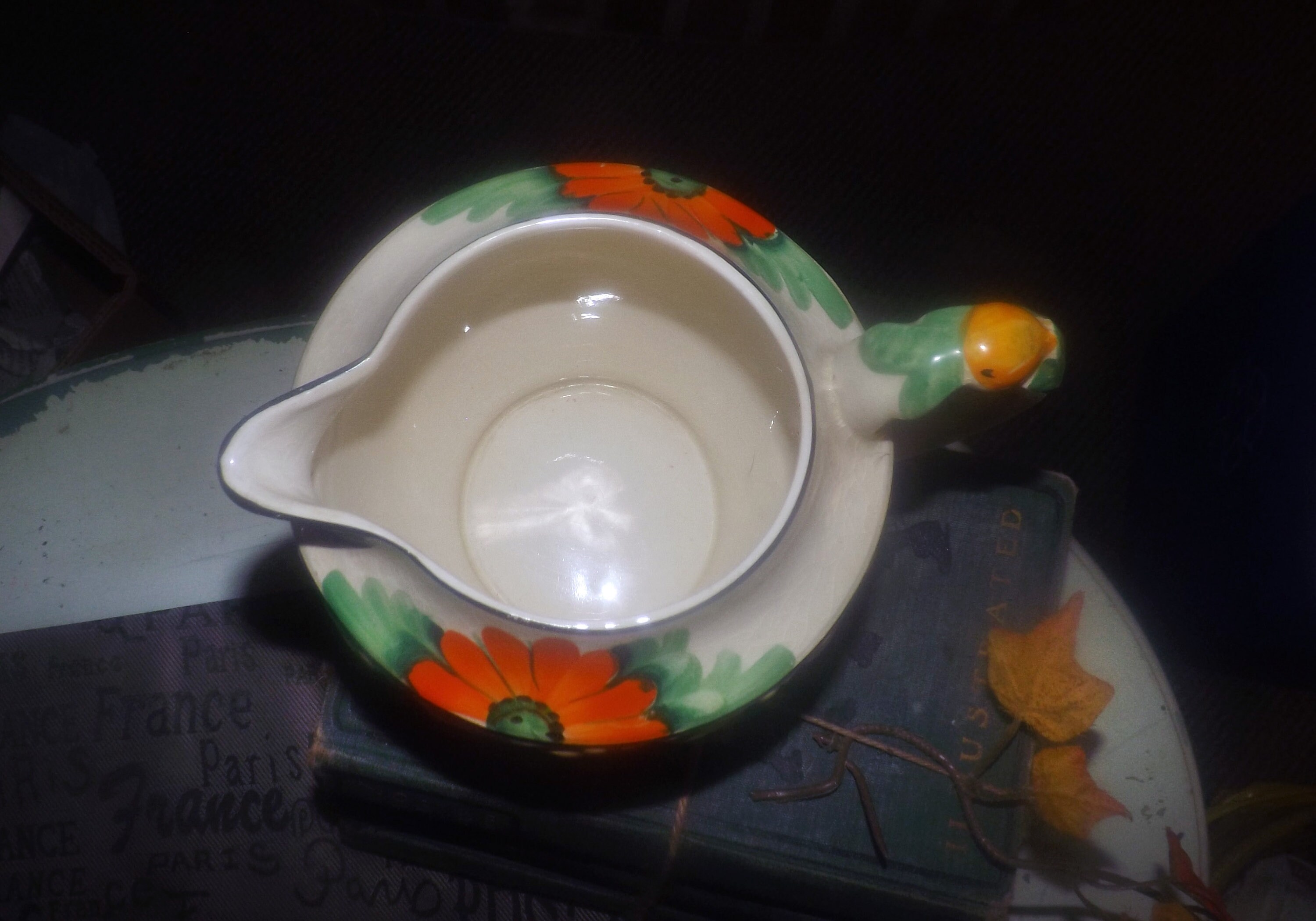 Almost antique (1920s) hand-painted art-deco jug | pitcher. British ...