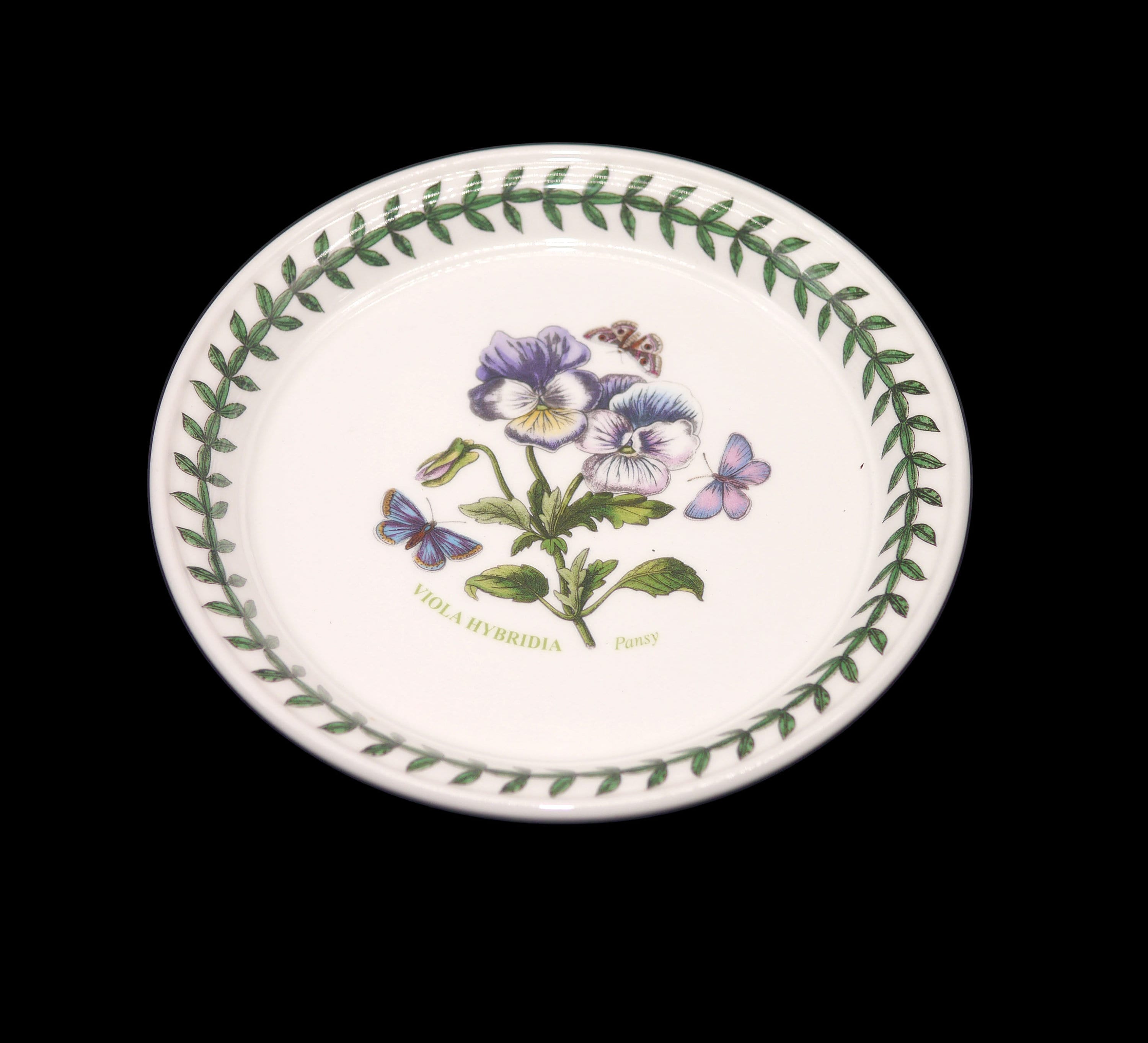 Three Portmeirion Botanic Garden plates made in England. Two large ...