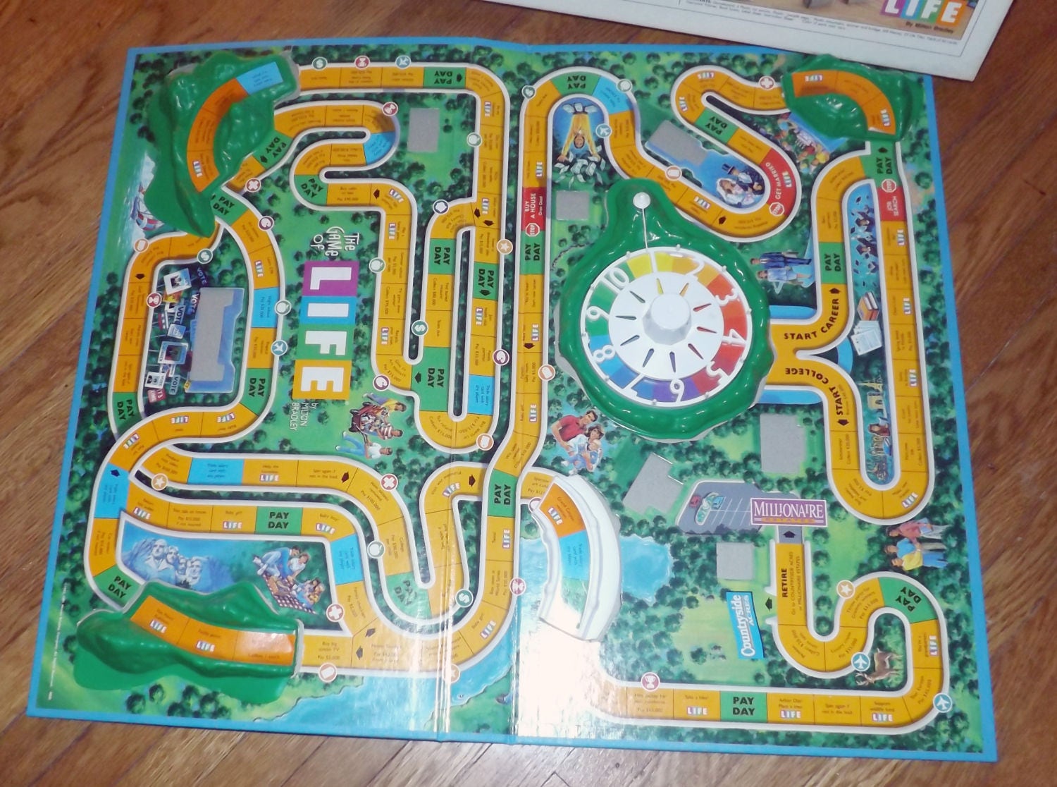 Vintage 1991 Game Of Life Board Game Published In Canada By Milton 