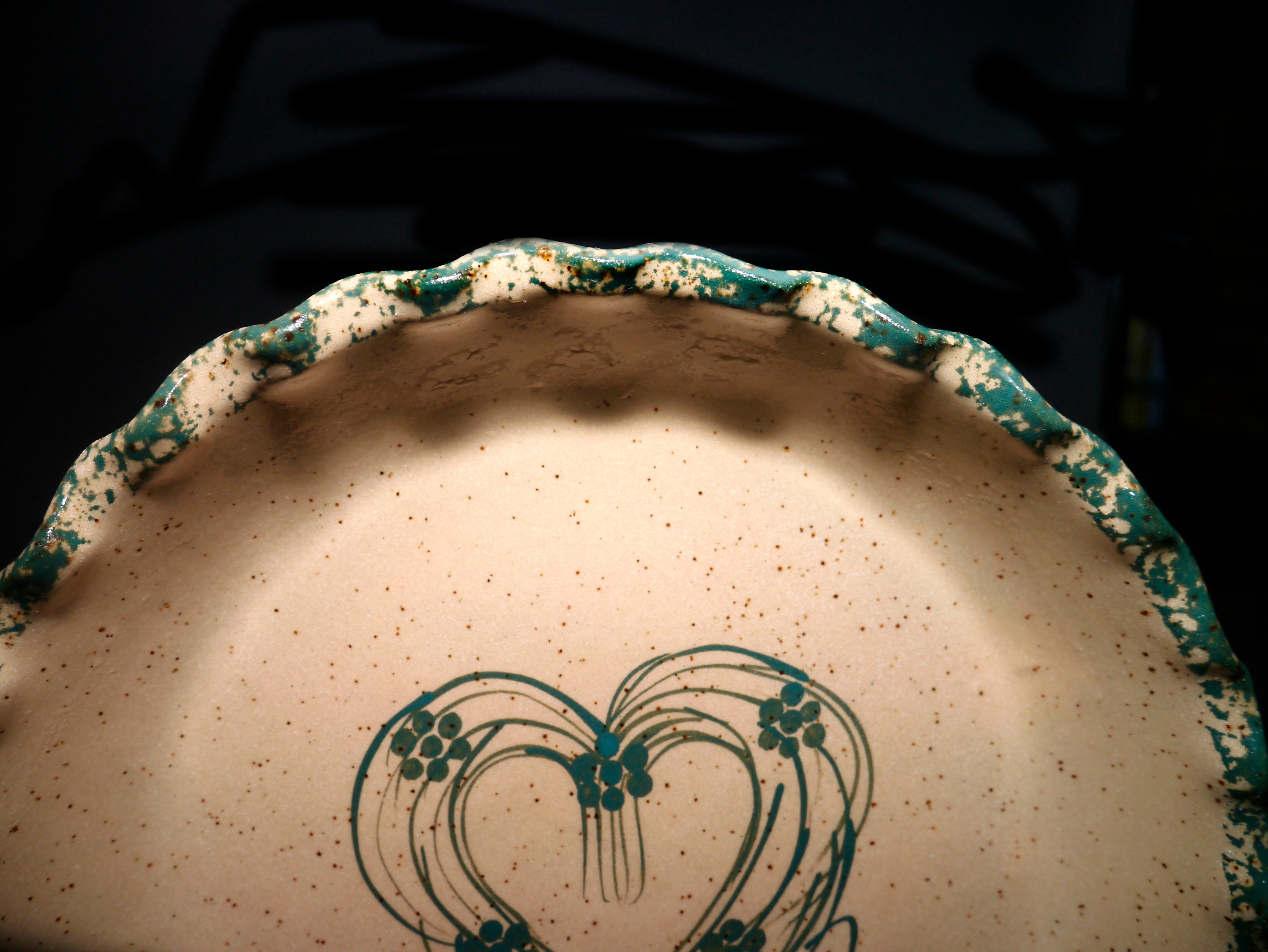 Three Rivers Pottery Amy quiche or pie plate. Americn art porttery made ...