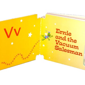 Sesame Street Letter V: Ernie and the Vacuum Salesman. Abcs Muppets ...