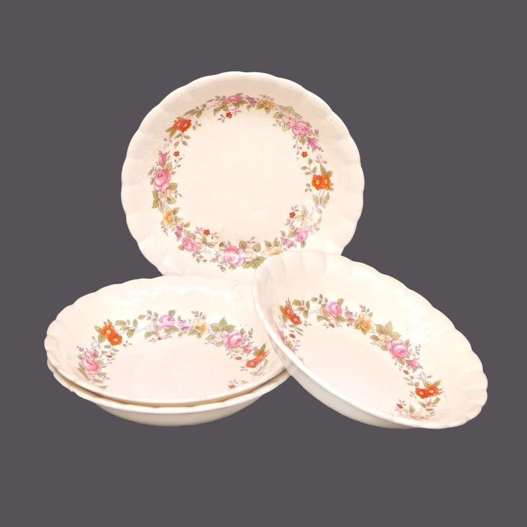 Vintage Simpsons Potters SIM6 Dessert Bowls Made in England. Set of 4 ...