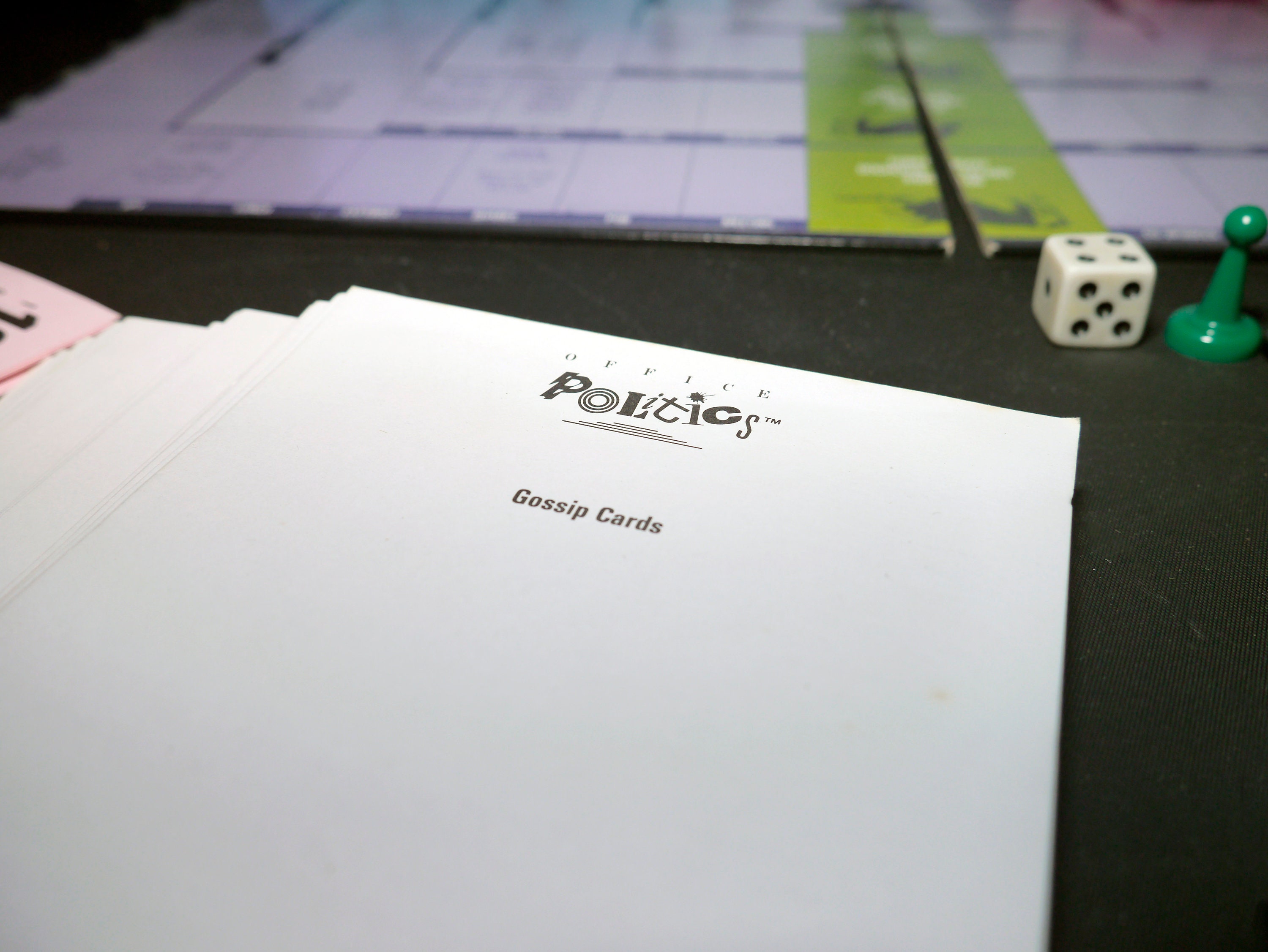 Office Politics Board Game.Canadian distribution only. Complete.
