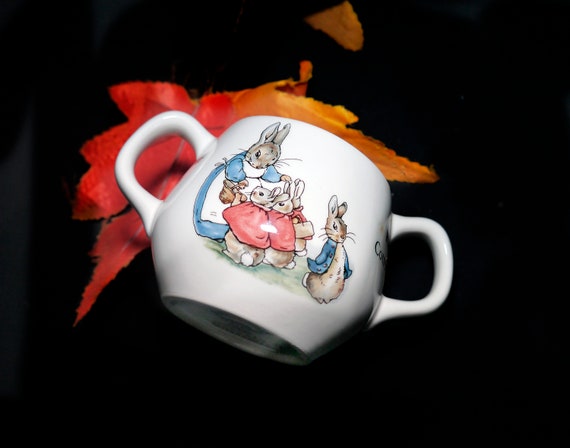 Wedgwood Peter Rabbit Double-handled Hug-a-mug. Flopsy Mopsy - Etsy