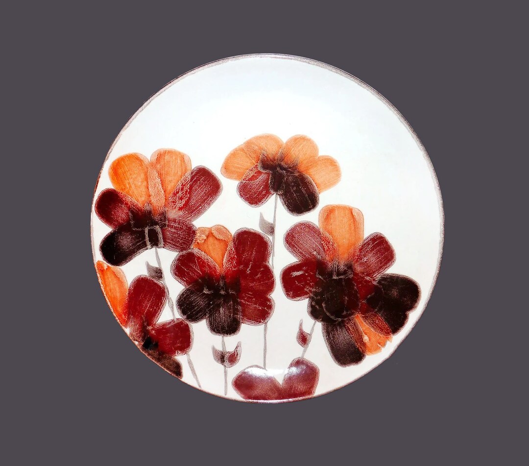 Crown Lynn Ligaya Hand-painted Dinner Plate. - Etsy