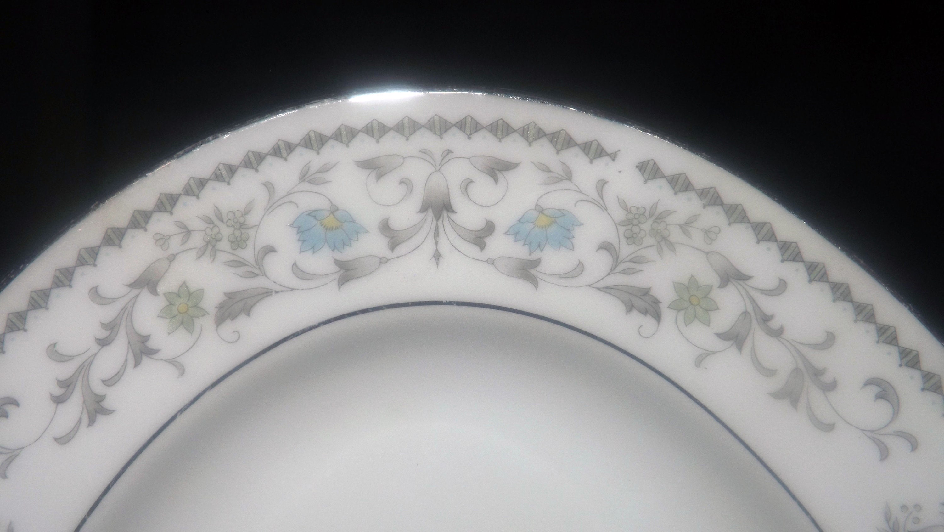 Vintage (1960s) Rose China Japan Scarborough 4203 pattern oval platter ...