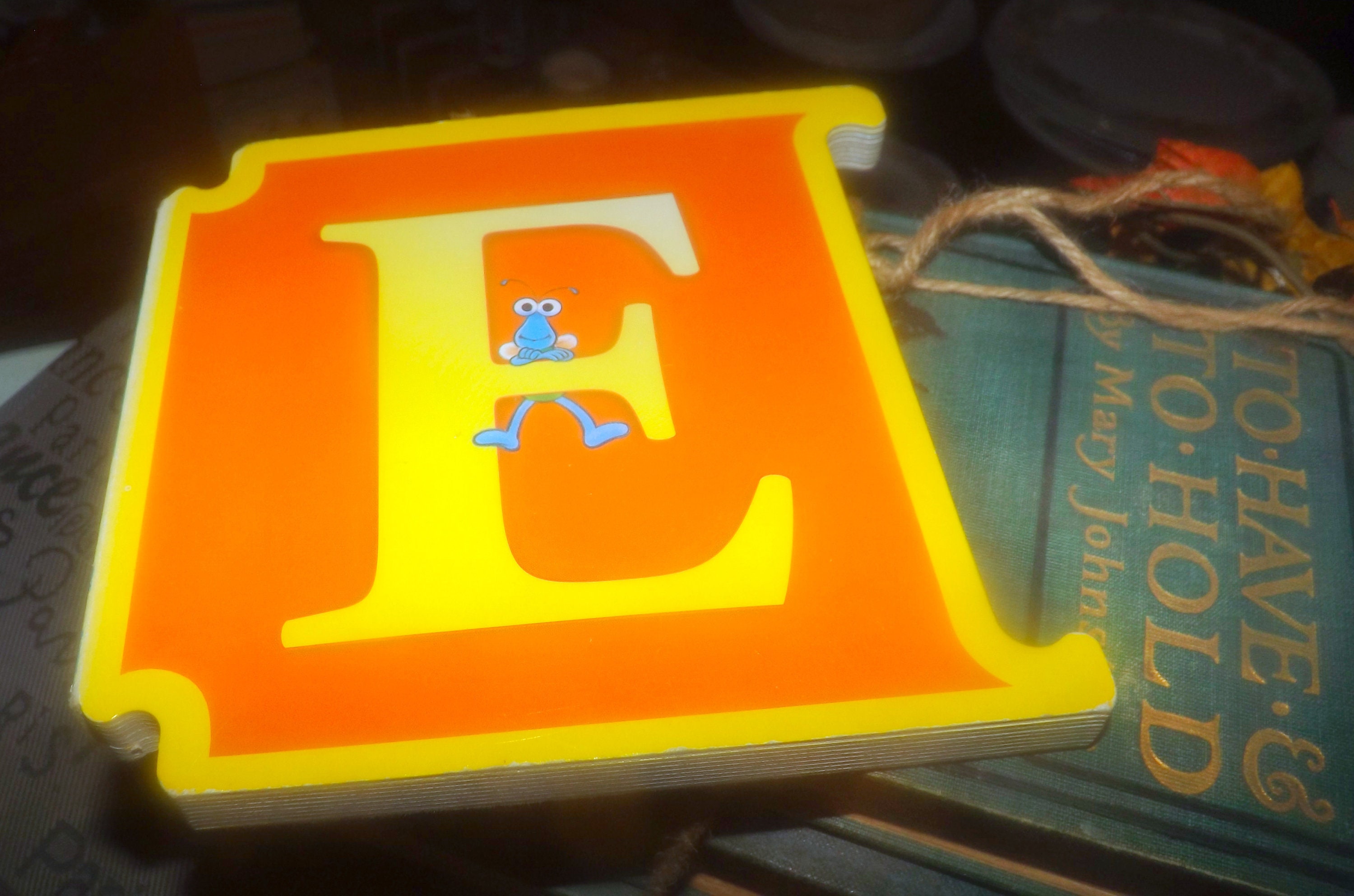 Vintage (1996) CTW Sesame Street Letter E: Easels for Everyone. Ernie ...