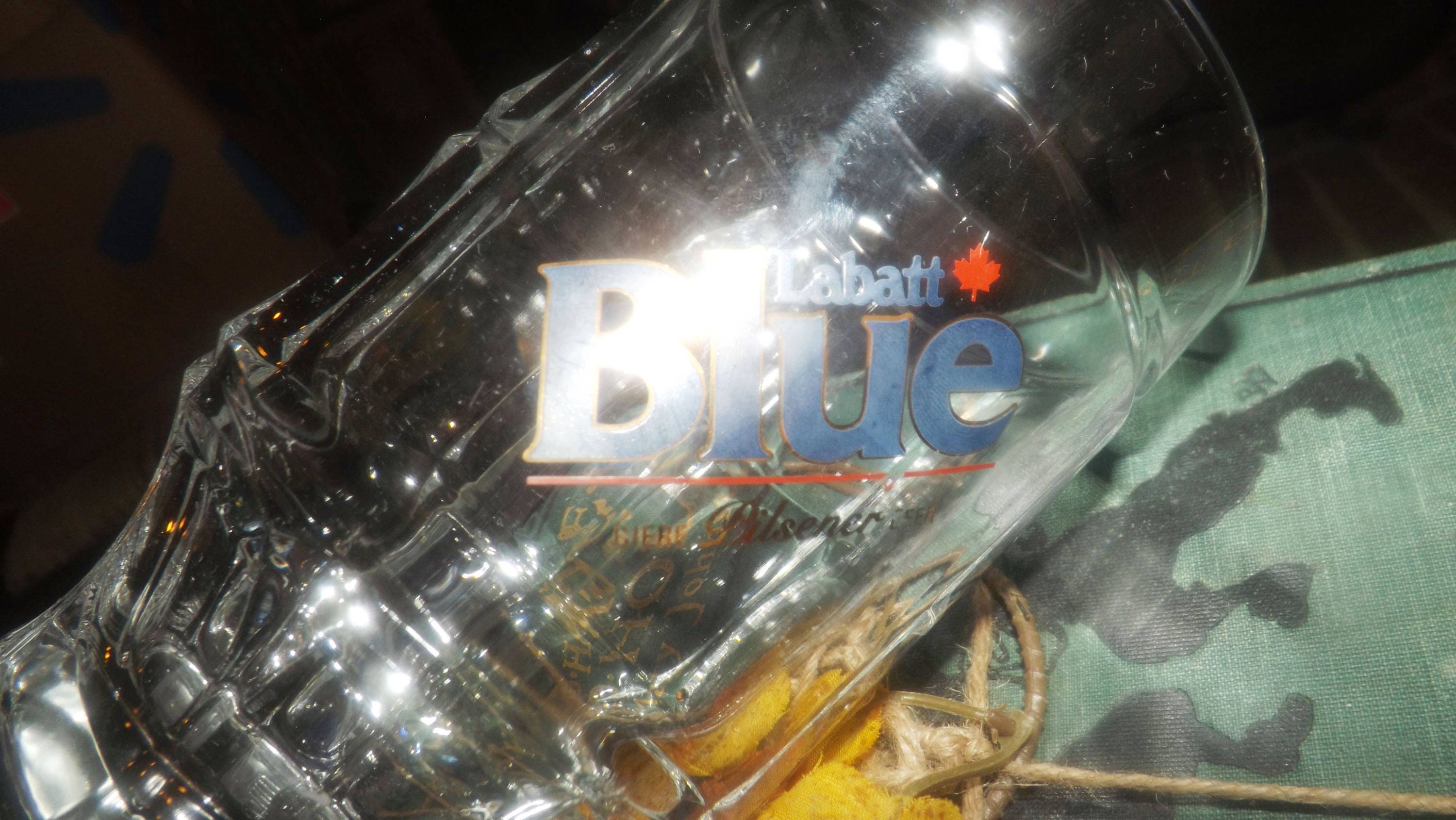 Vintage (1980s) Labatt Blue Pilsner Canadian beer 0.5L glass beer stein ...